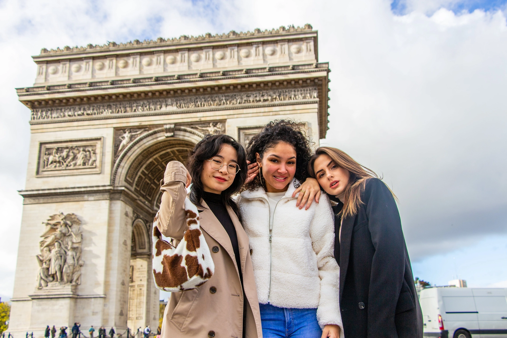 Professional photoshoot at Arc de Triomphe