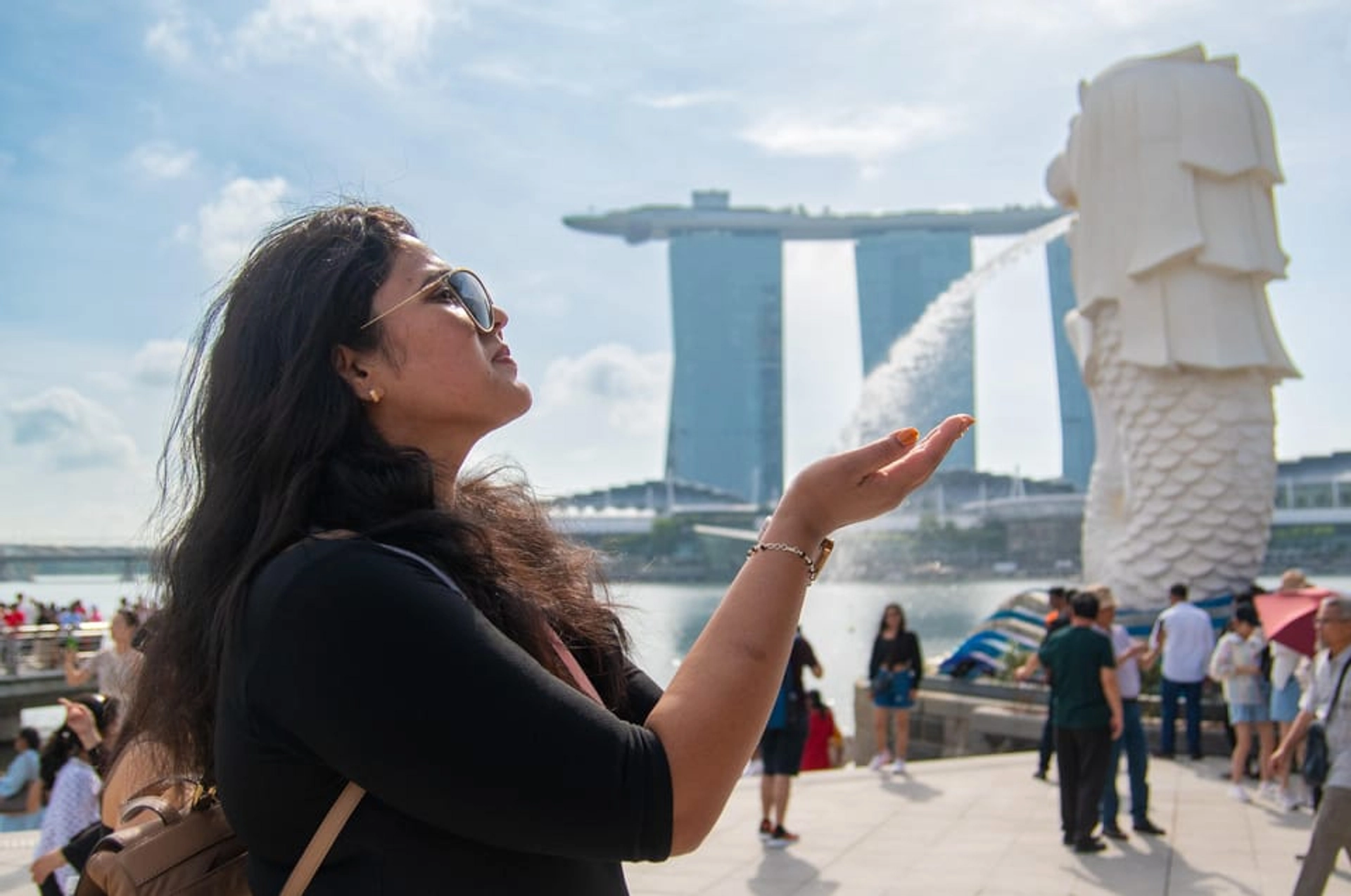 Singapore: Professional photoshoot at Merlion Park