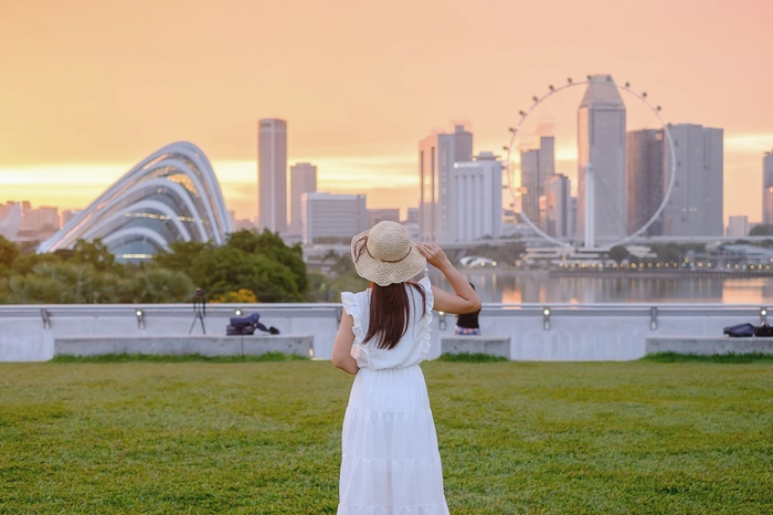 Singapore: Professional photoshoot at Marina Barrage